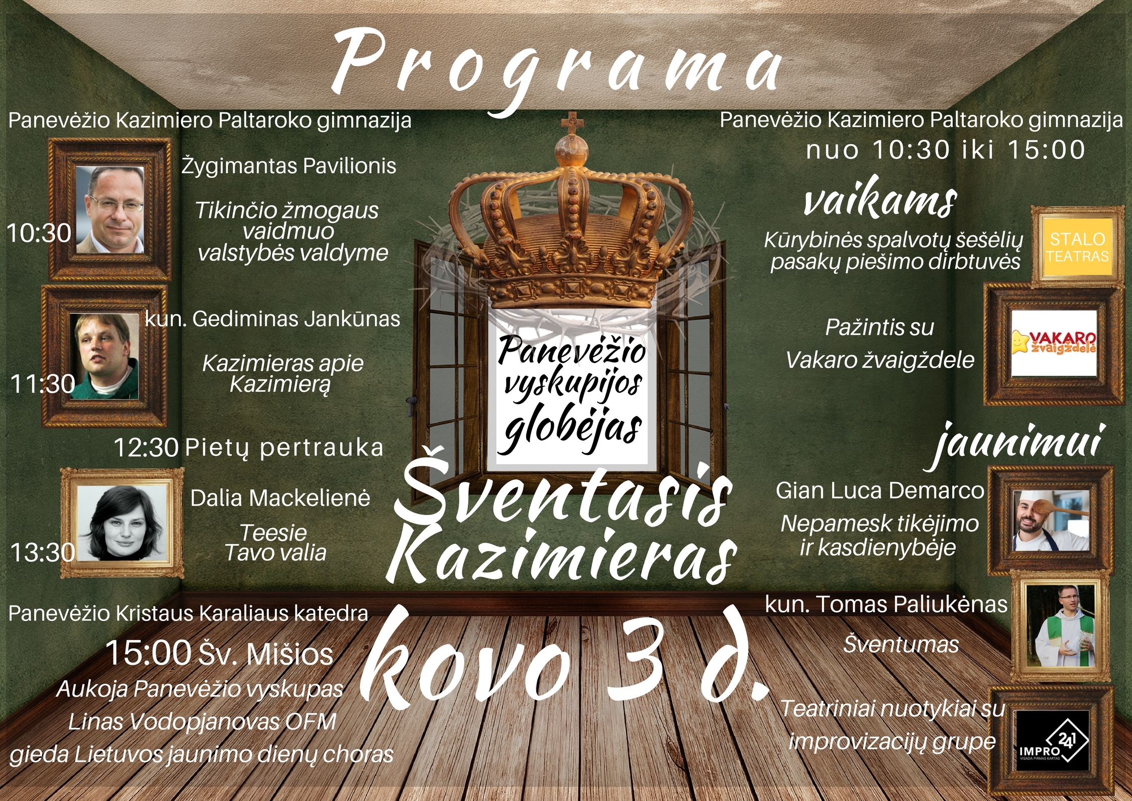 Kovo 3 d. (šeštadienį) evangelizacinis renginys prisimenant Panevėžio ...